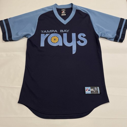 Majestic Tampa Bay Rays TBTC Turn Back The Clock Throwback MLB Jersey ...