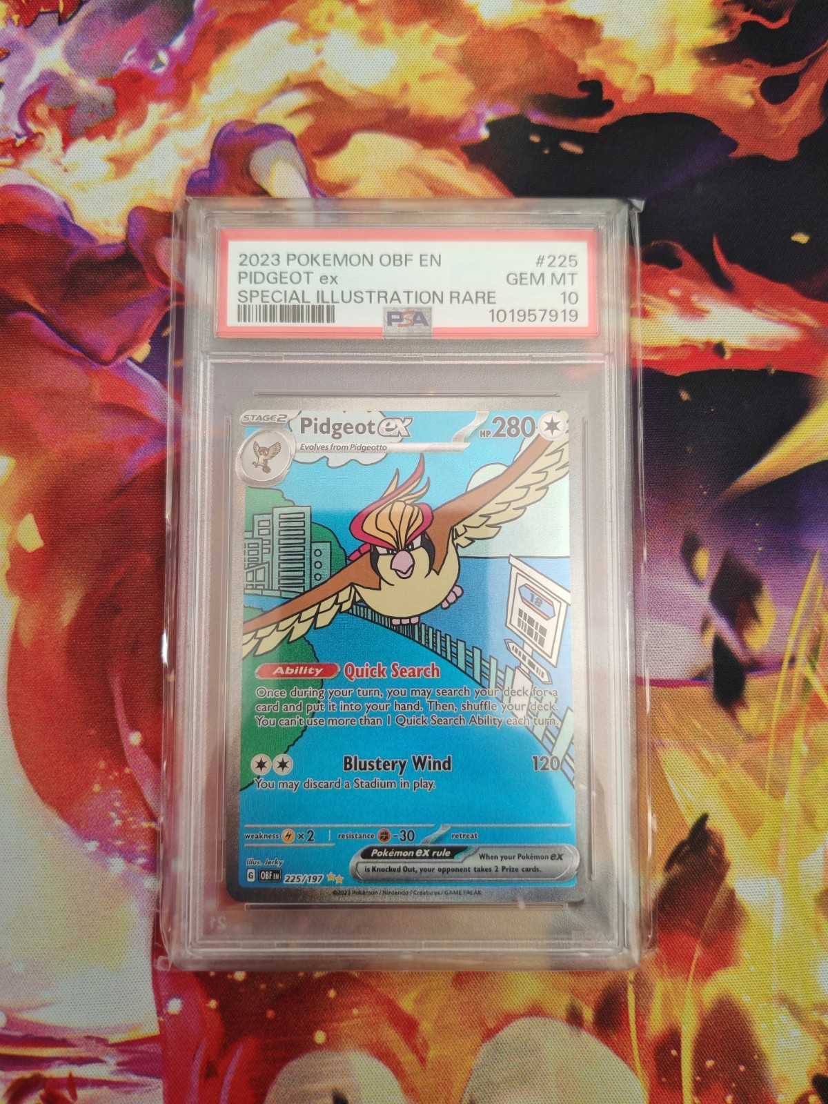 Pidgeot EX 2023 Scarlet & Violet: Obsidian Flames #225/197 Special ...