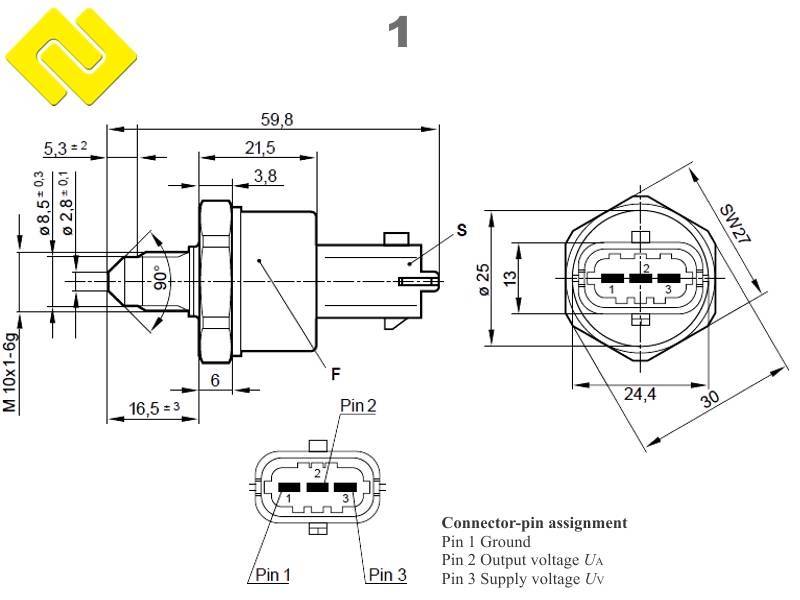BOSCH 0261545053 PRESSURE SENSOR MAZDA 0261545006 ,L807-18-211 ,HOLDEN ...