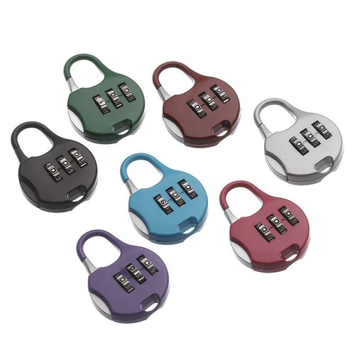 Code Gym Travel Suitcase Password Lock Padlock 3 Digit Dial Security ...