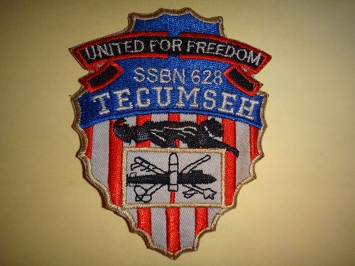 États-Unis Marine Uss Tecumseh SSBN-628 sous-Marin United Pour Freedom ...