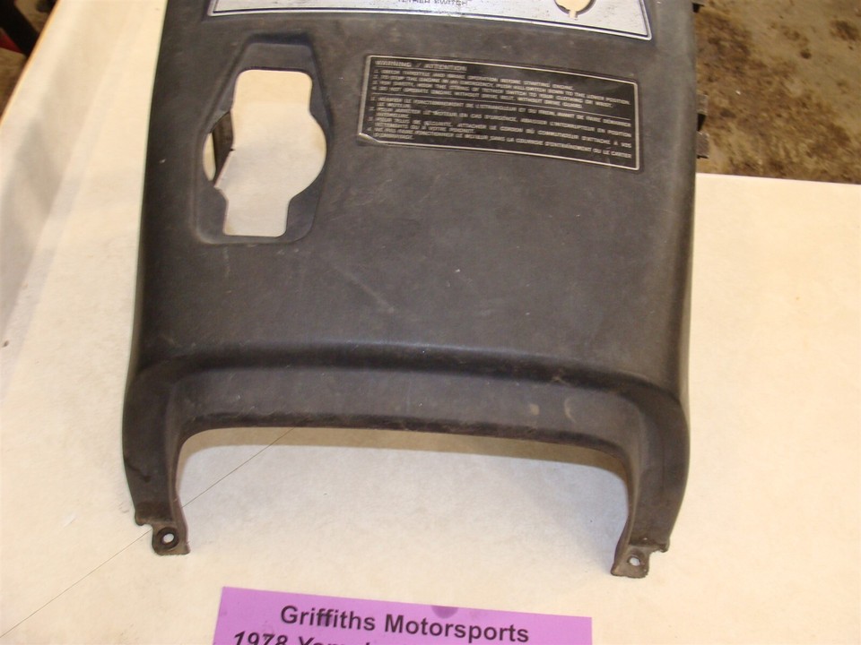 1978 YAMAHA Exciter EX440 8G6 oem gas fuel tank over cowl cowling ...