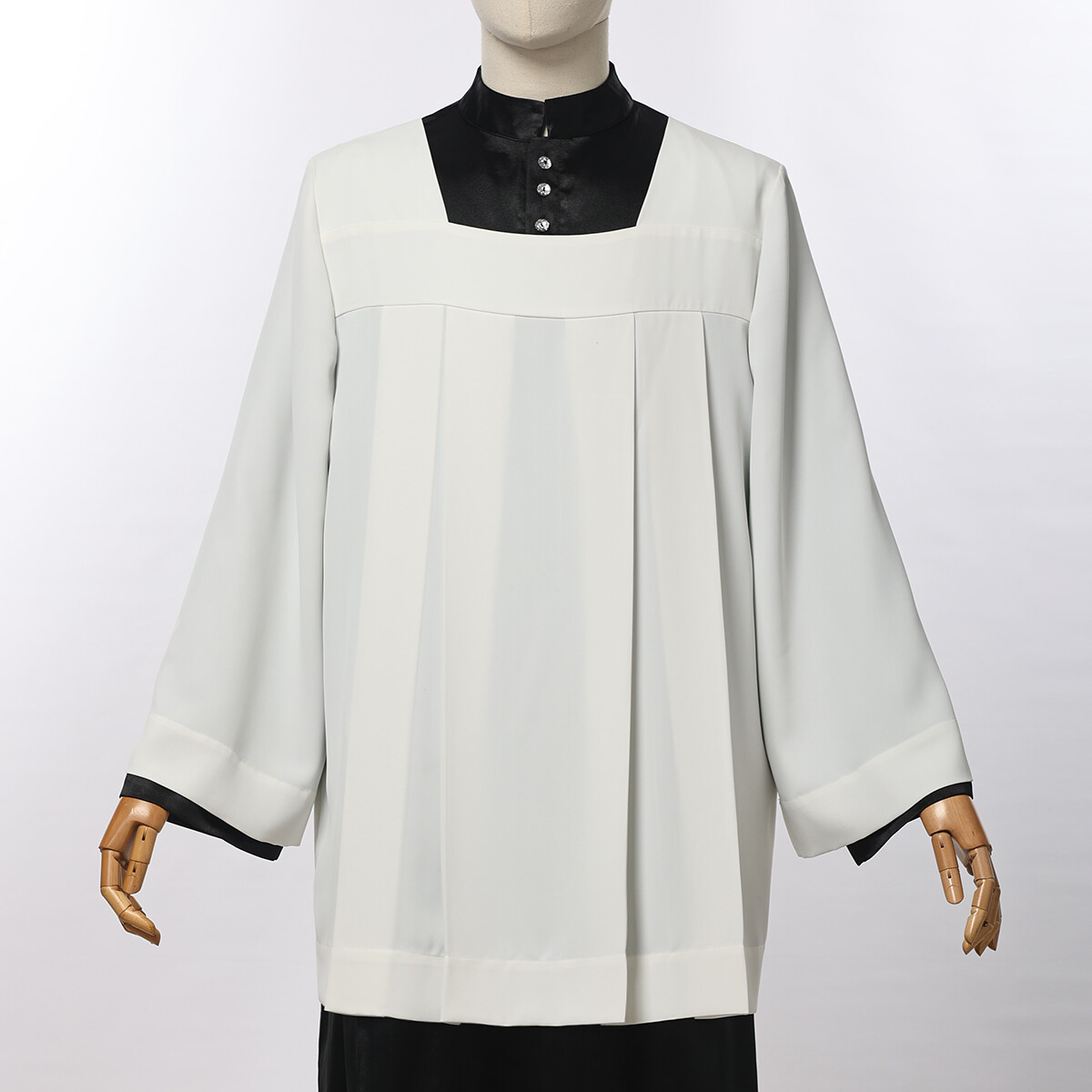 Catholic Clergy Surplice with Lace Band Pastor Mass Liturgical Priest ...