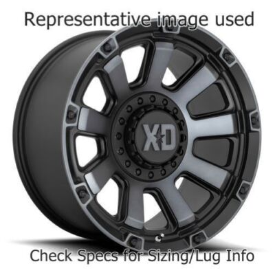 XD XD85221067418N Wheel Rim Satin Black w/ Gray Tint Finish 20x10 Size ...