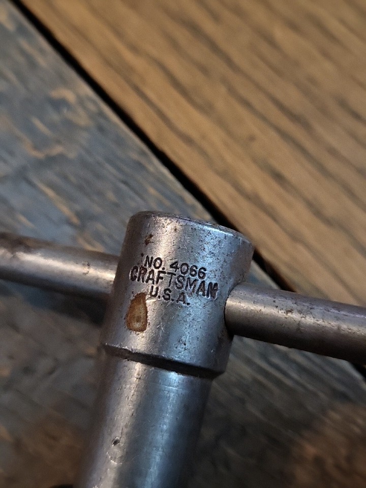 Vintage Craftsman No. 4066 Tap Wrench Sliding T-Handle Made In USA ...