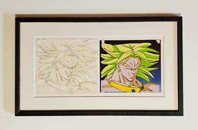 Dragon Ball Z Broly Cel with Animati Authentic Genga Cel (Toei ...