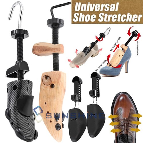 Plastic/Wooden 2-way Length Width Adjustable Shoe Stretcher Men Women ...