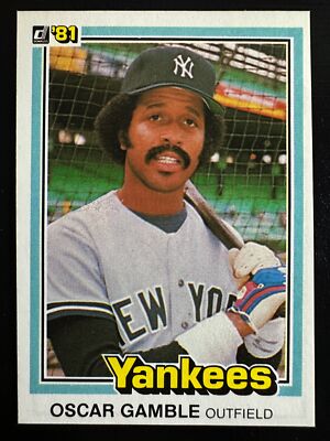 Oscar Gamble 1981 Donruss Baseball Card New York Yankees #229 | eBay