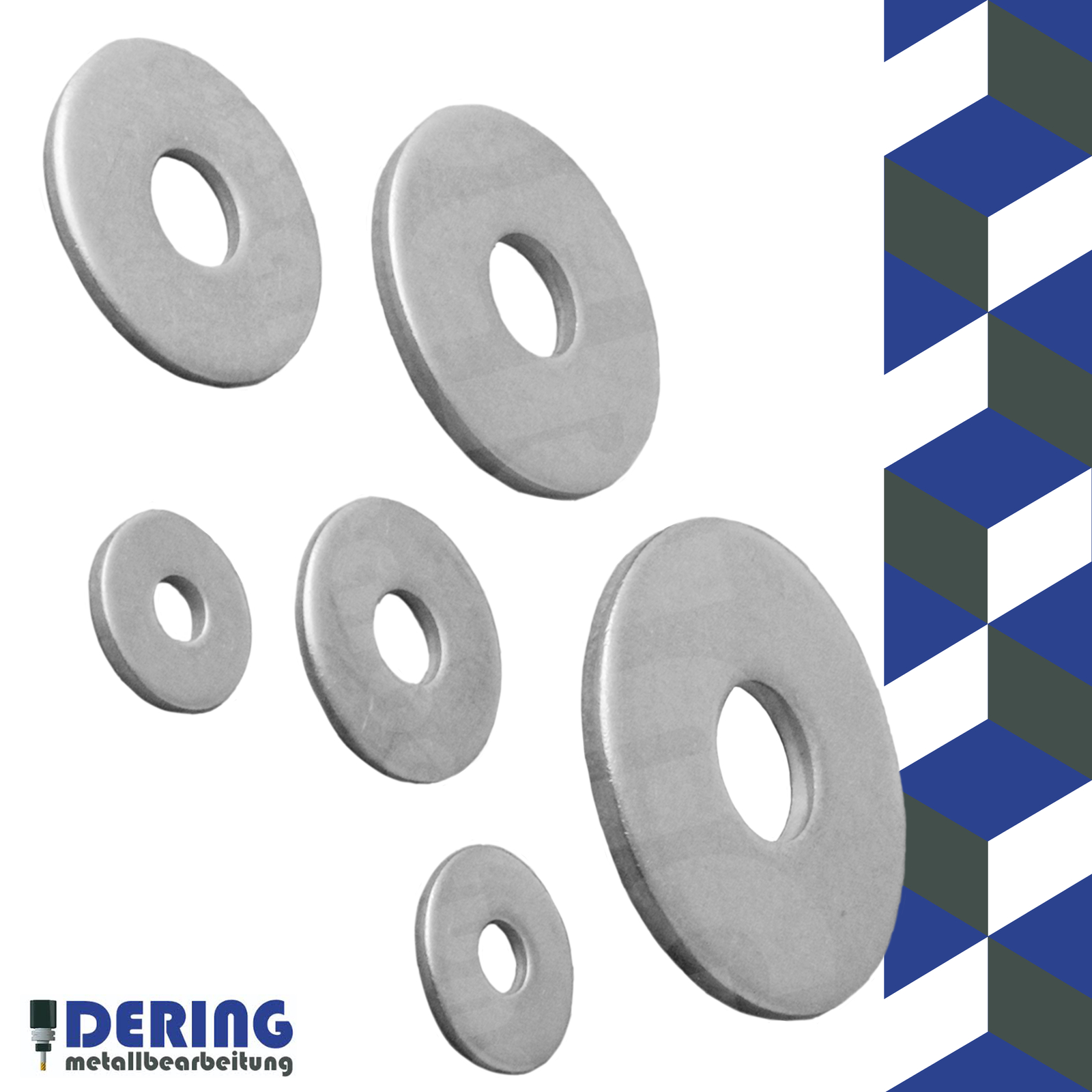 Unterlegscheiben Holzbauscheiben DIN 440 Form R Rundlochverzinkt ...