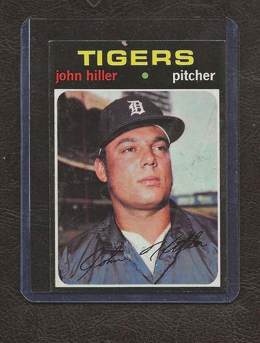 1971 Topps Baseball #629 John Hiller, Detroit Tigers, 5th Series, EX ...