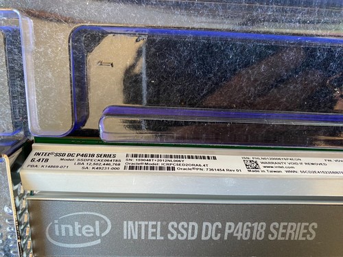 SSDPECKE064T8S Intel DC P4618 6.4TB HHHL PCIe NVMe TLC SSD Oracle 7361454 100% | eBay