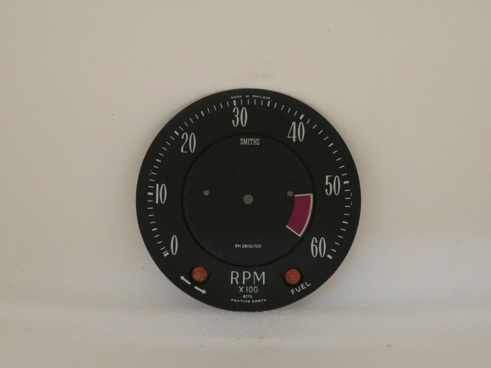 Tachometer Dial Face Plate Smiths BRAND Fits Bristol 407 & 408 Rvi2810 ...