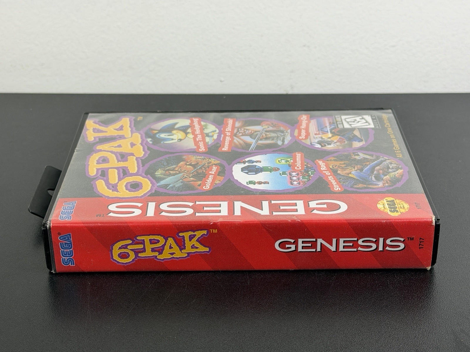 Sega Genesis 6-Pak 1995 Sonic Golden Axe Shinobi Street of Rage CIB ...