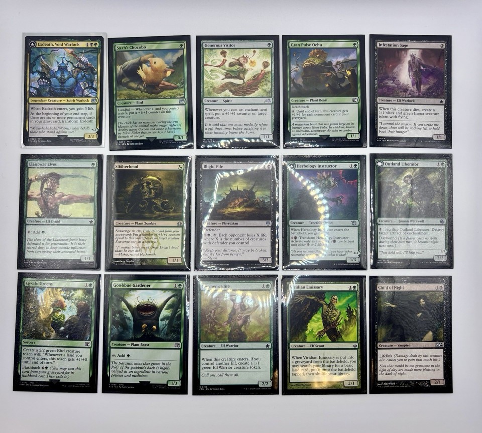 Magic MTG | Exdeath, Void Warlock | Custom Final Fantasy Commander Deck ...