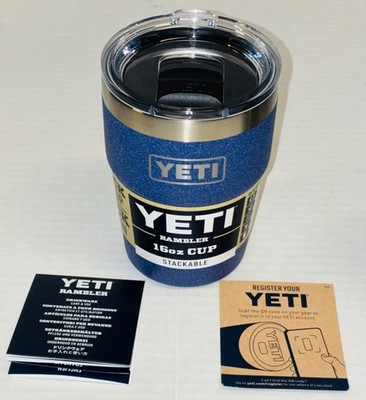 New 2025 Yeti Moon Dust Textured Stackable 16 oz Rambler Cup Ltd ...
