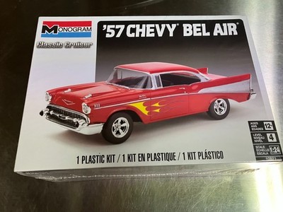 Monogram 1/24 scale 1957 Chevy Bel Air Classic Cruiser model car kit | eBay