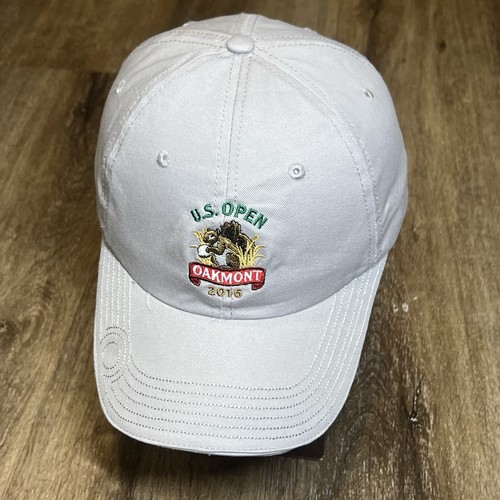 USGA US Open Golf Hat Gray Oakmont Cotton Khaki Embroidered PGA ...