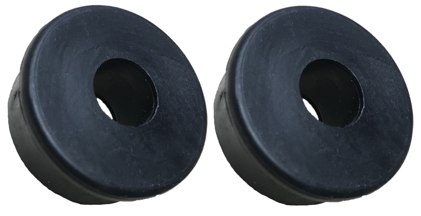 WHEELBARROW WHEEL SPACERS PAIR OF 35MM DOWN TO 1/2" BUSHES RETAINERS ...