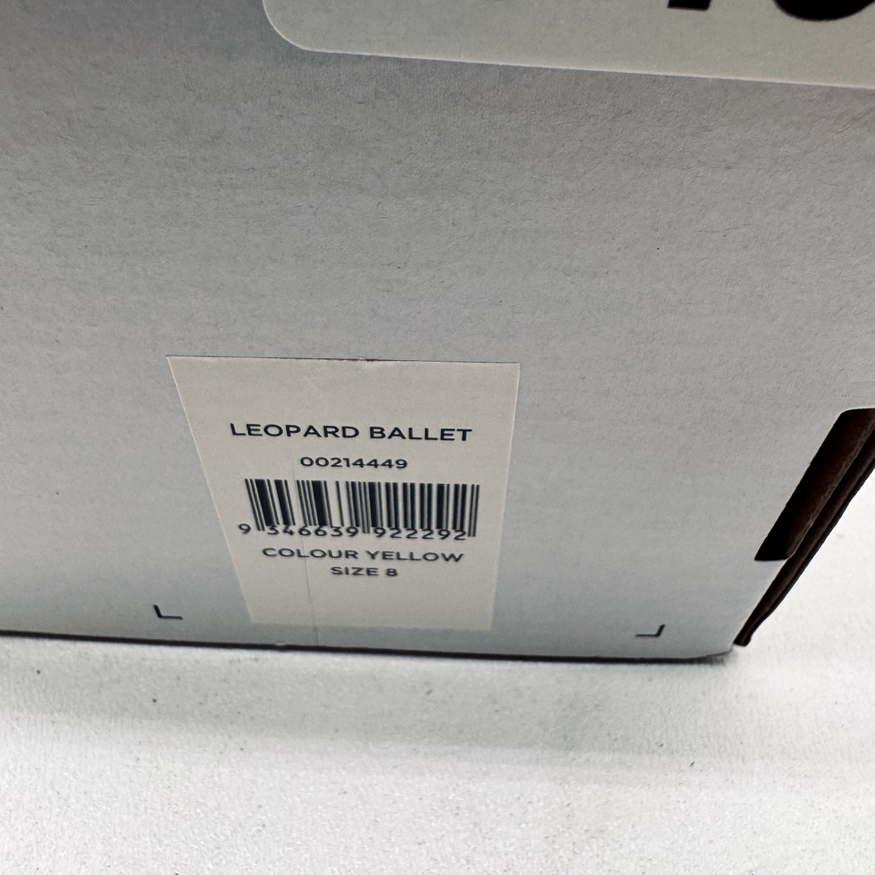 EVANS Women's Ballet Flat, Yellow, Size 8W, New | eBay