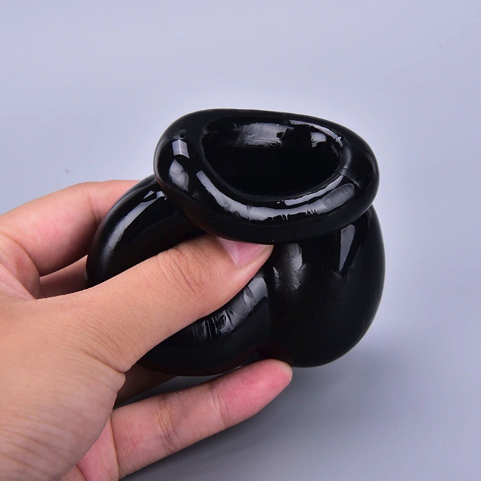 Penis Cock Ring Bull Bag Scrotum Ball Stretcher Ball Sack Sex Toys for ...