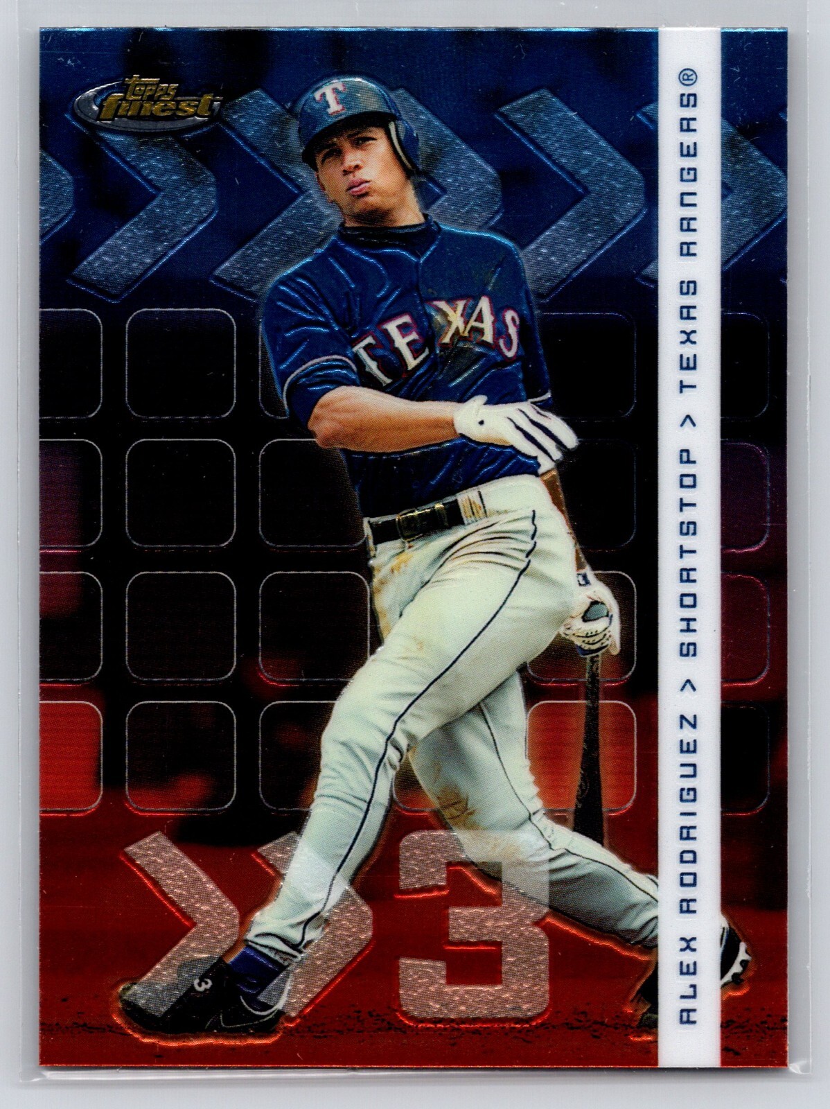 2002 Topps Finest Alex Rodriguez Texas Rangers #54 | eBay
