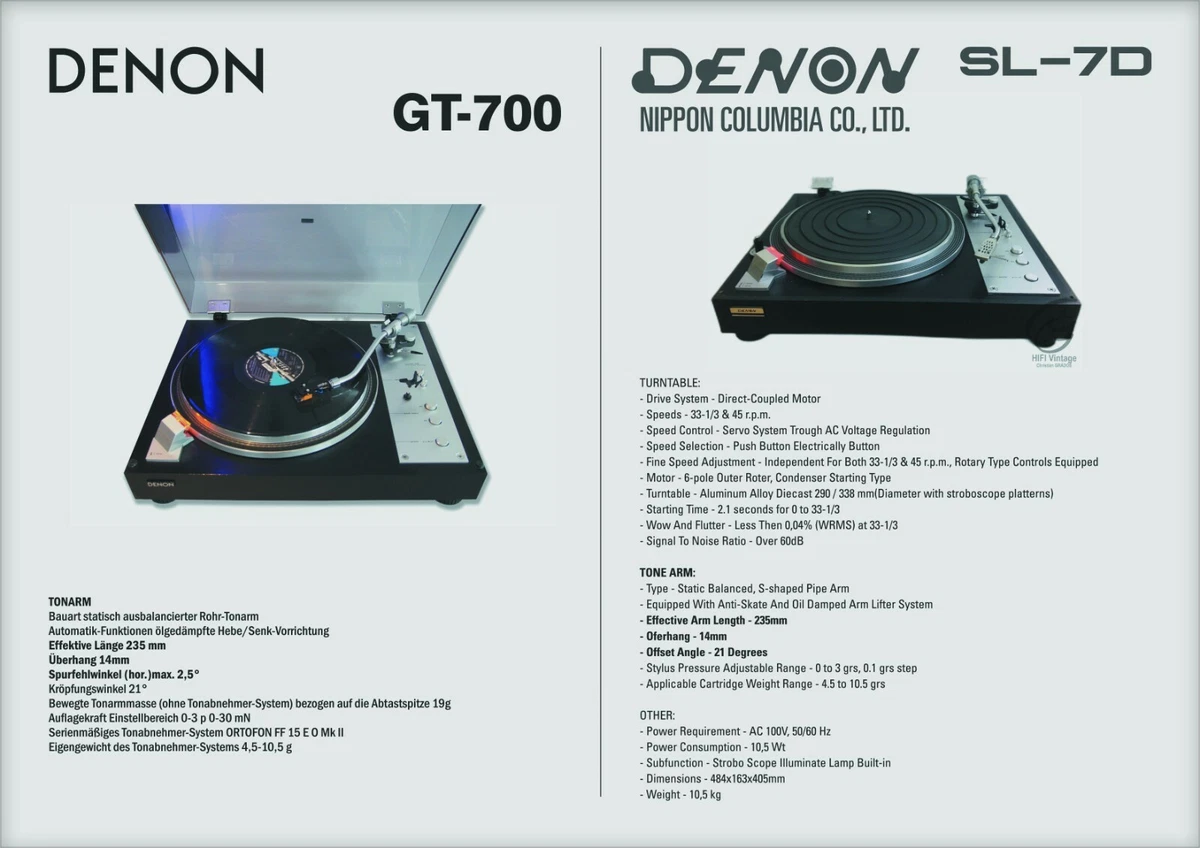 Turntable Technics Sl 700