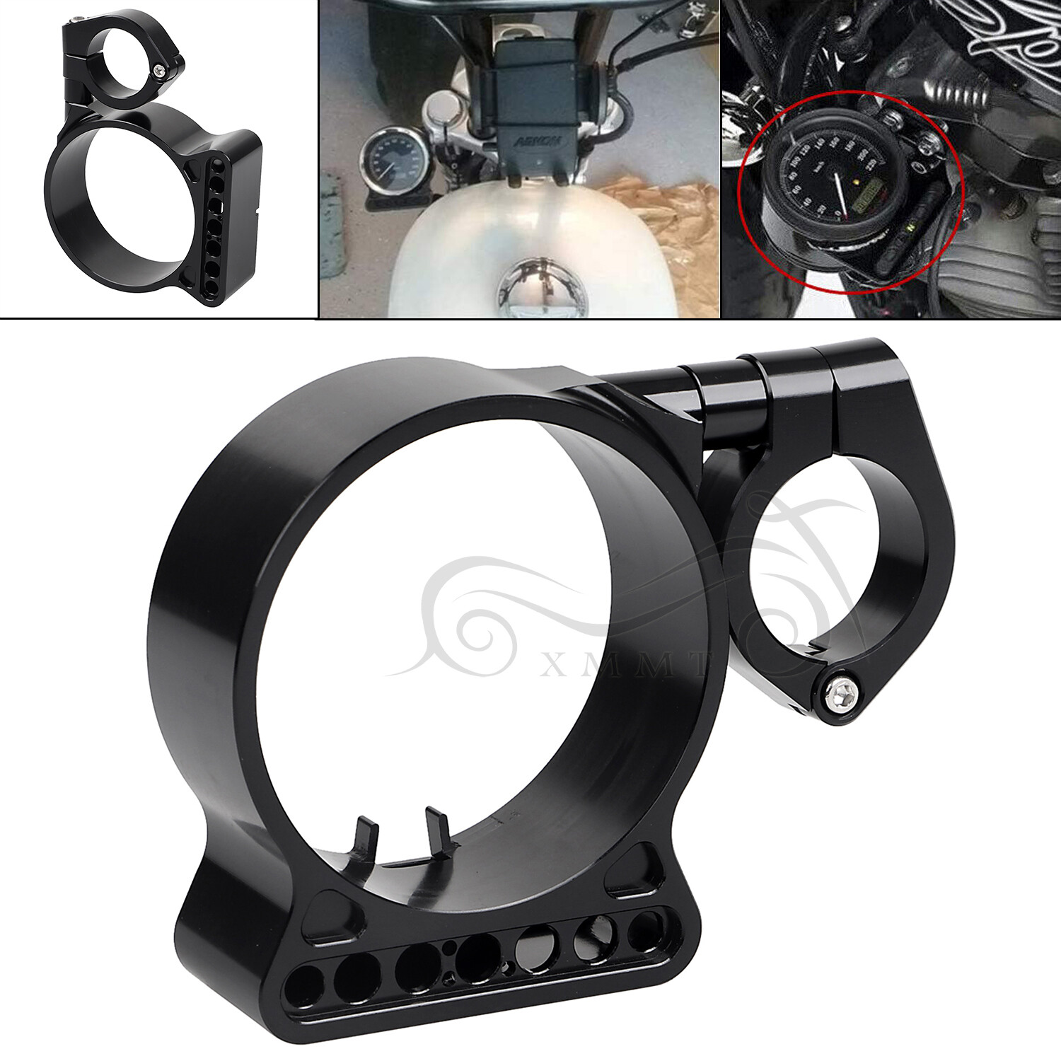 39mm Side Speedo Relocation Bracket Fit For Harley Sportster 883 Iron ...