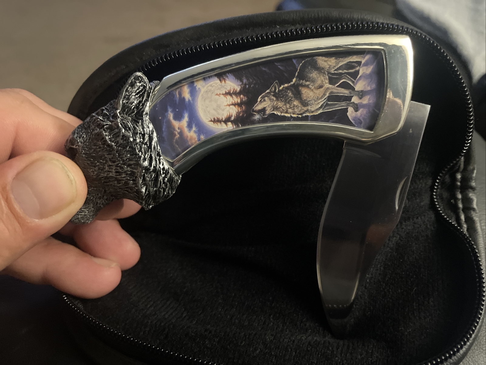 Franklin Mint Wolf Knife | eBay