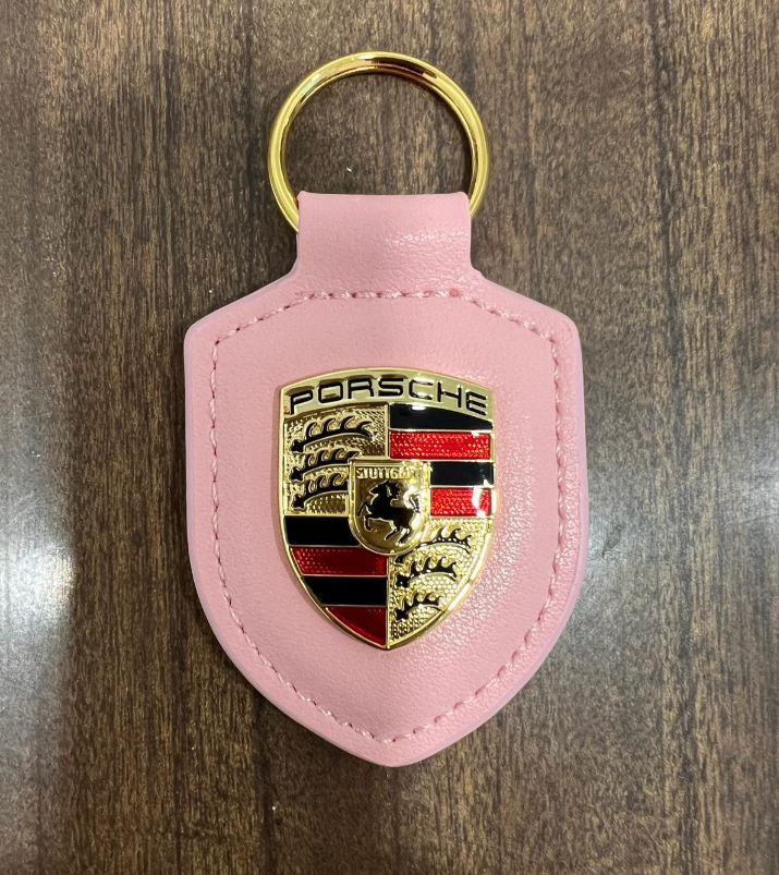 Porsche Crest Key Ring Black and Red | eBay