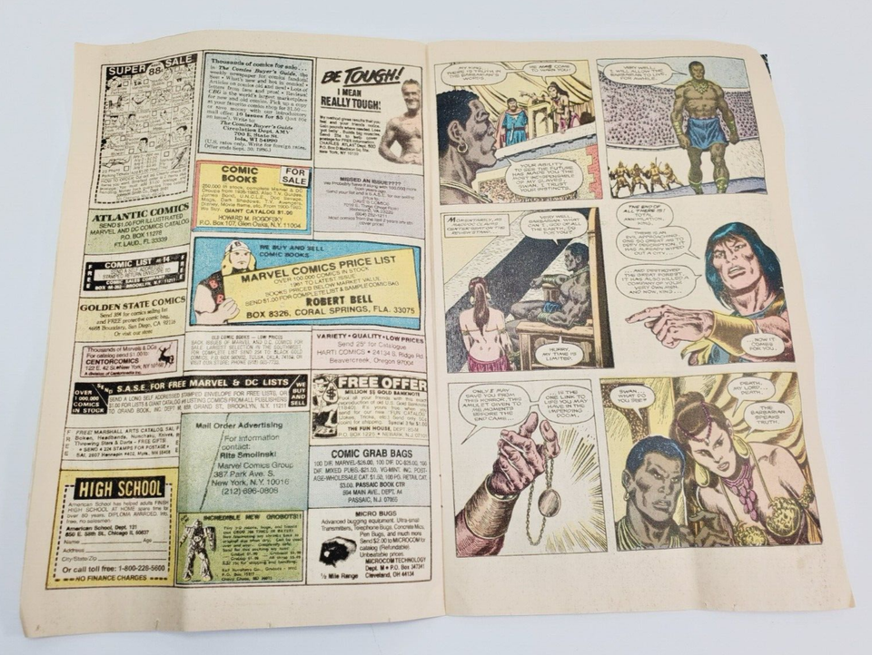 Conan The Barbarian Magazine April 1986 Vol 1 No 181 Stan Lee Maddoc's ...
