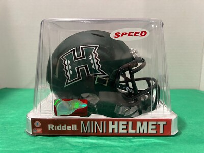 Hawaii Warriors - NCAA Riddell Speed Mini Helmet - 8054750 - Matte ...