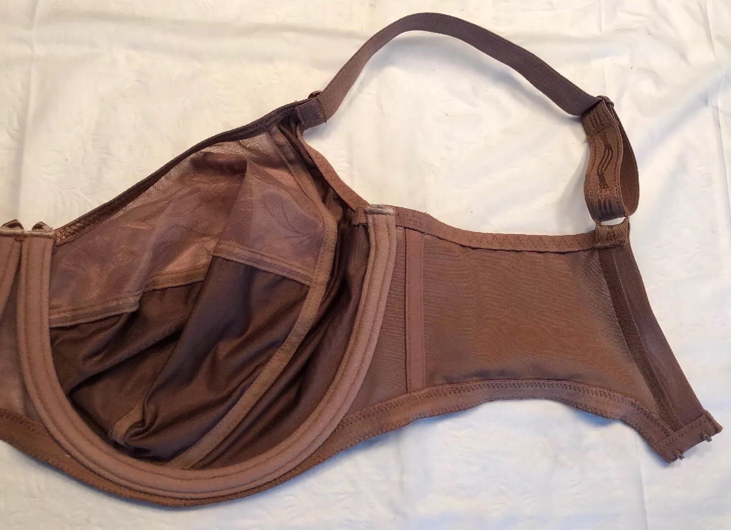 GODDESS BRA SIZE 36G US, 36F UK Underwire Brown Unpadded Full Cup ...
