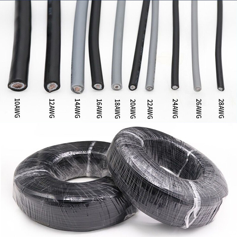 Single Core Screened Audio Cable Shielded Wire 32AWG 30AWG 28AWG 26AWG ...