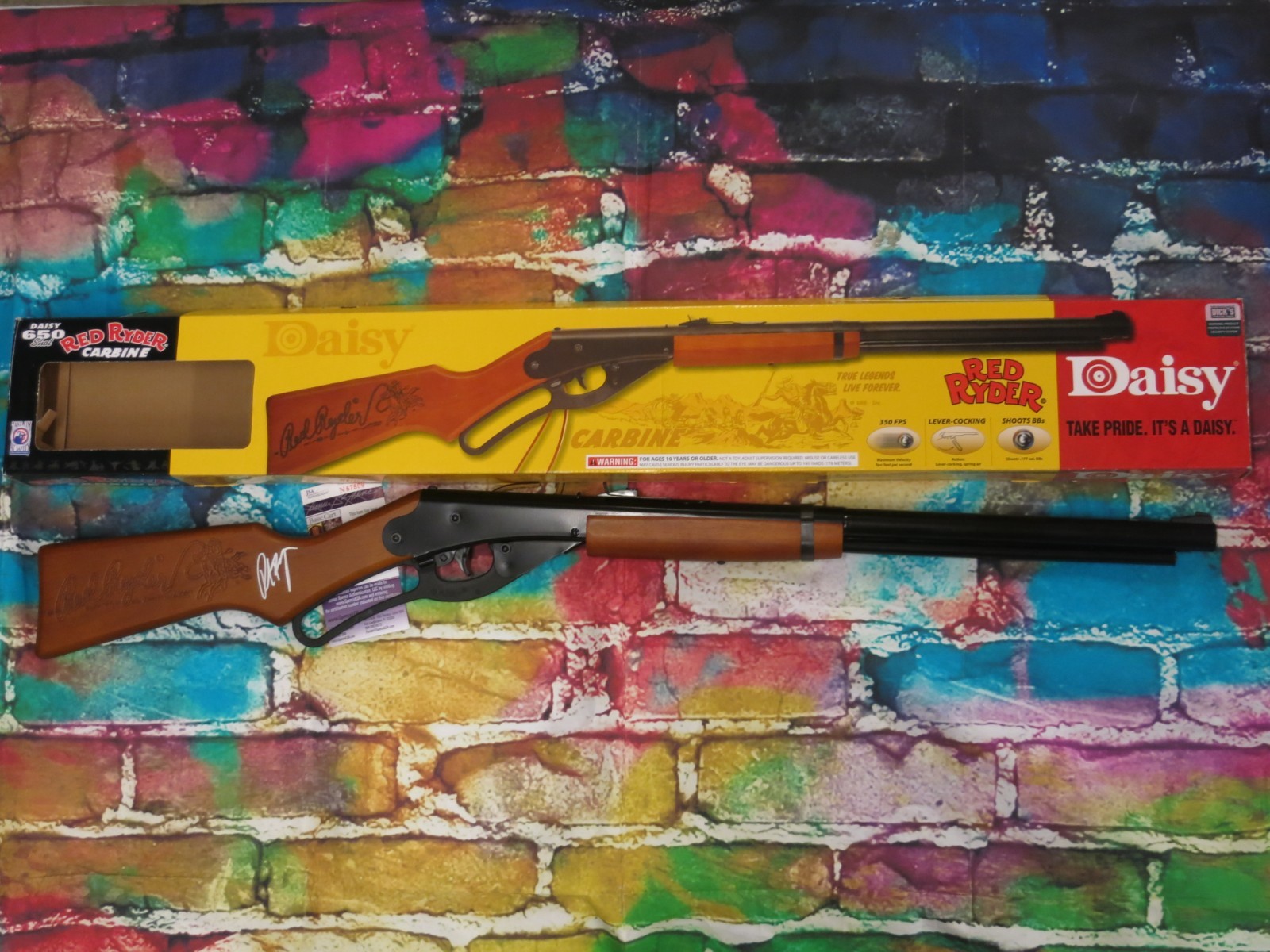 Peter Billingsly "Ralphie" *A CHRISTMAS STORY* Signed Daisy Red Rider ...