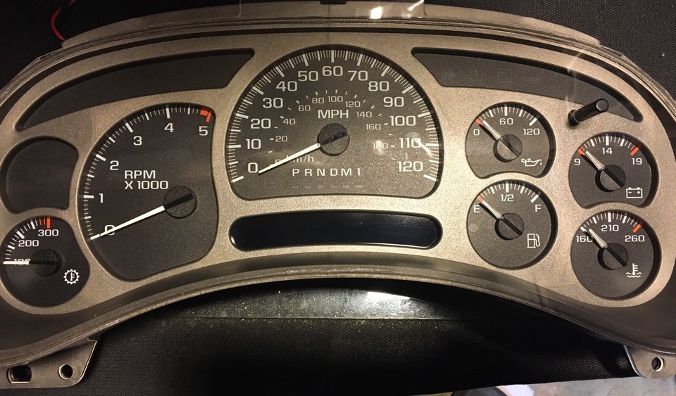 REPAIR SERVICE 2003-06 GM CHEVY SILVERADO Speedometer Instrument Gauge ...