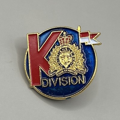 RCMP GRC Royal Canadian Mounted Police K DIVISION Lapel Pin Alberta | eBay