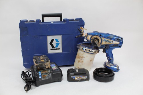 Graco ProShot 2 Handheld Cordless Airless Sprayer Kit w/ 2 Batteries ...