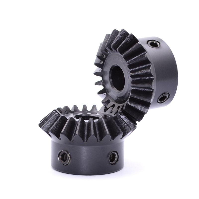 Bevel Gear 1/1.5/2M 16T-30T Gear 90 Degrees Meshing Angle Steel Gears ...