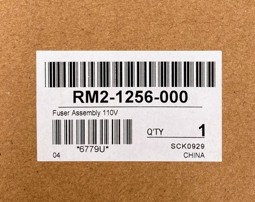 GENUINE HP RM2-1256-000 (LASERJET ENTERPRISE M607) 110V FUSER UNIT for ...