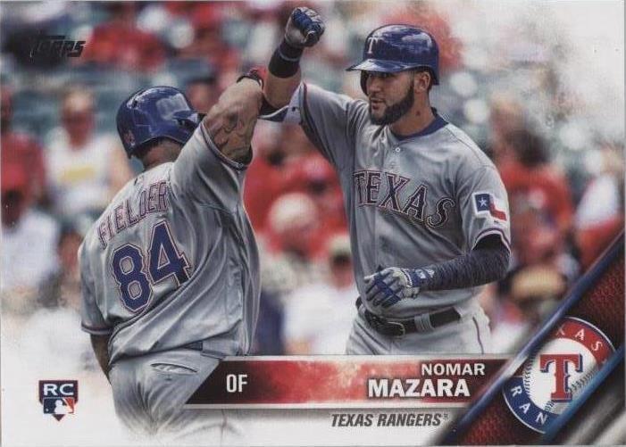 2016 Topps Update Series - Prince Fielder, Nomar Mazara #US158 With ...