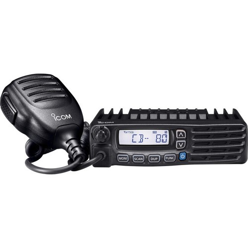 ICOM IC410PRO 5W 80CH Rugged Professional UHF Mobile Radio w/ Mic LCD ...
