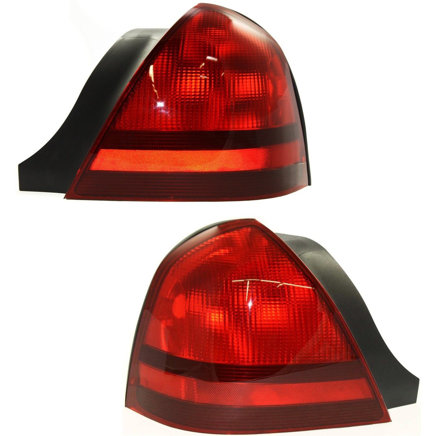 Halogen Tail Light Set For 2003-2011 Mercury Grand Marquis Red Lens ...