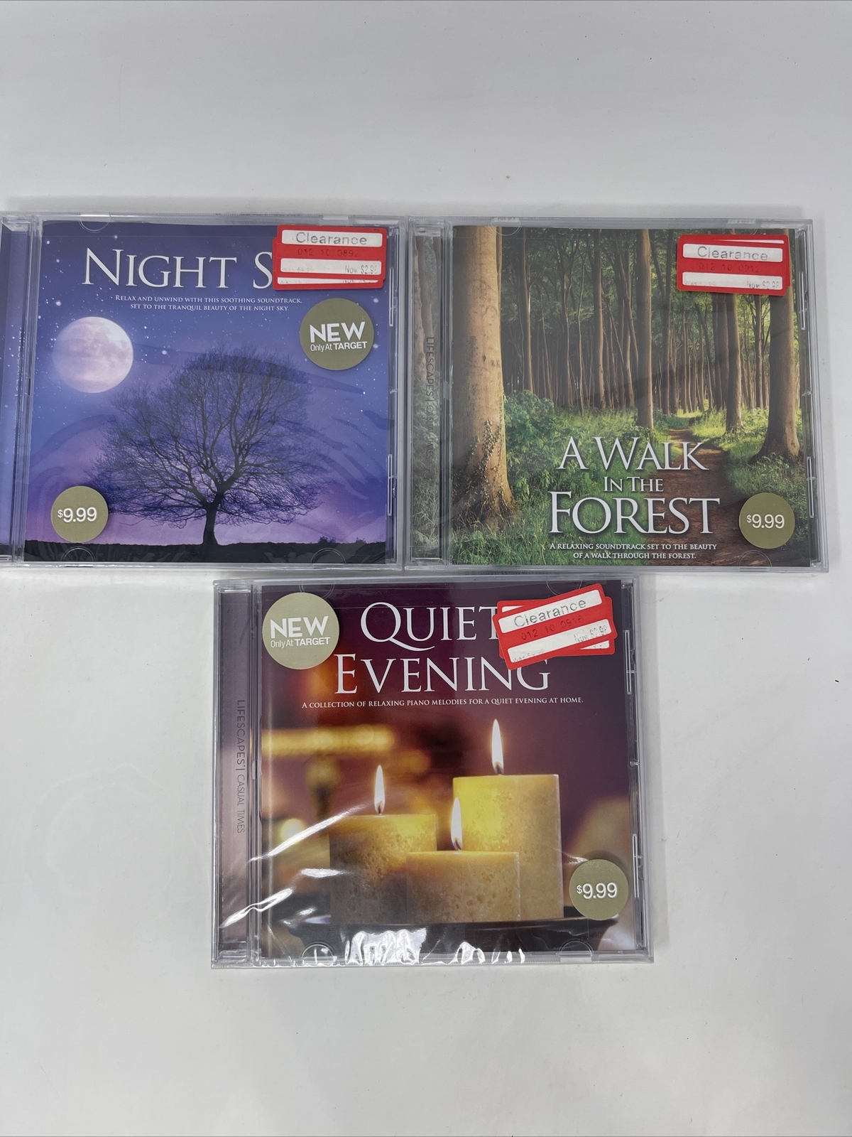 Lifescapes CDs LOT - Brand NEW - Quiet Evening, Night Sky, A Walk In ...