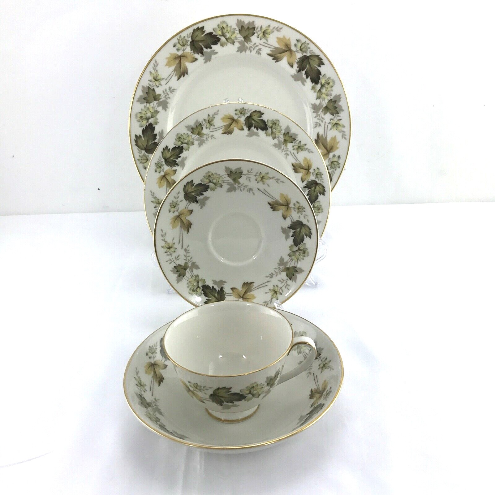Royal Doulton LARCHMONT 5 Piece Place Settings -TC1019 Dinner/Salad Plate Bowl | eBay