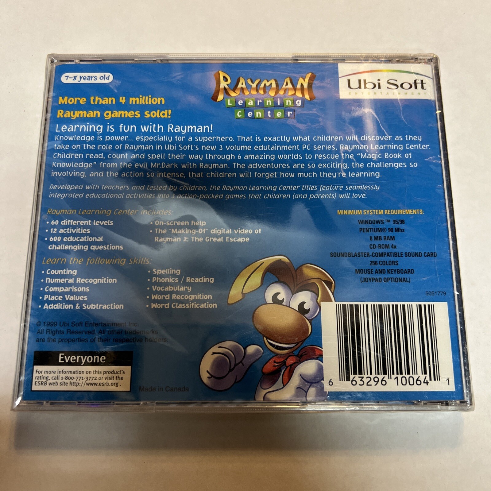 Rayman Activity Center (PC, 1999) for sale online | eBay