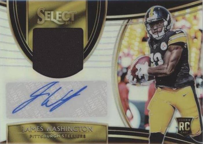 2018 Panini Select - Rookie Signature Memorabilia James Washington #RM ...