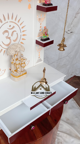 Wooden Temple Mandir Handcrafted Mandir Pooja Ghar Mandap For Worship ...