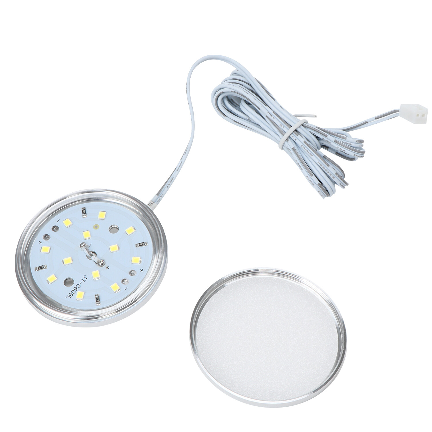 4x 12V LED Puck Light Interior Ceiling Spot Lighting Kit Caravan Camper ...