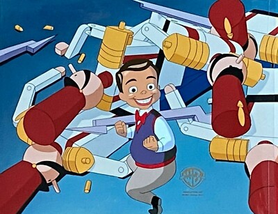 BRUCE TIMM rare TOYMAN cel B46 Close Up FUN & GAMES Superman STAS BTAS ...