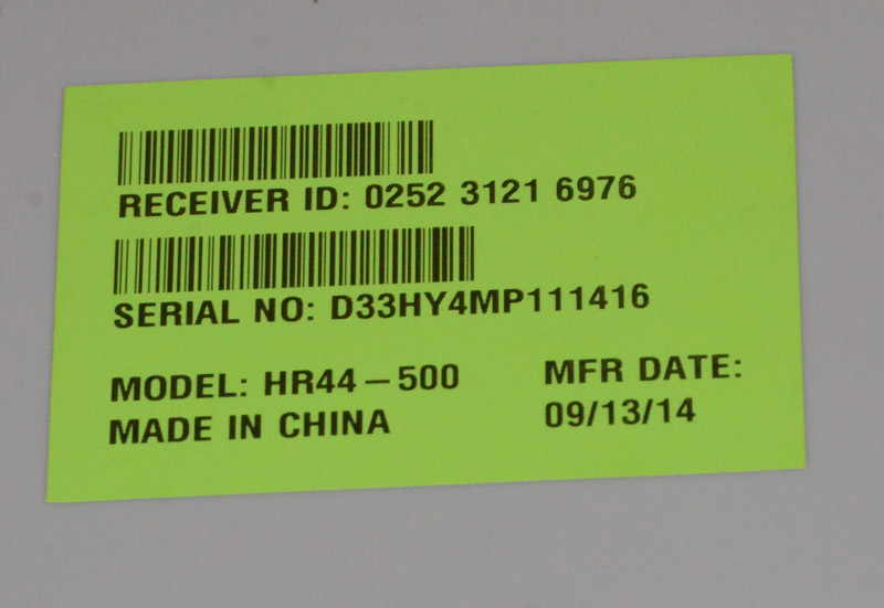 Direct TV Satellite Receiver Model HR44-500._No Power Cord No Remote | eBay